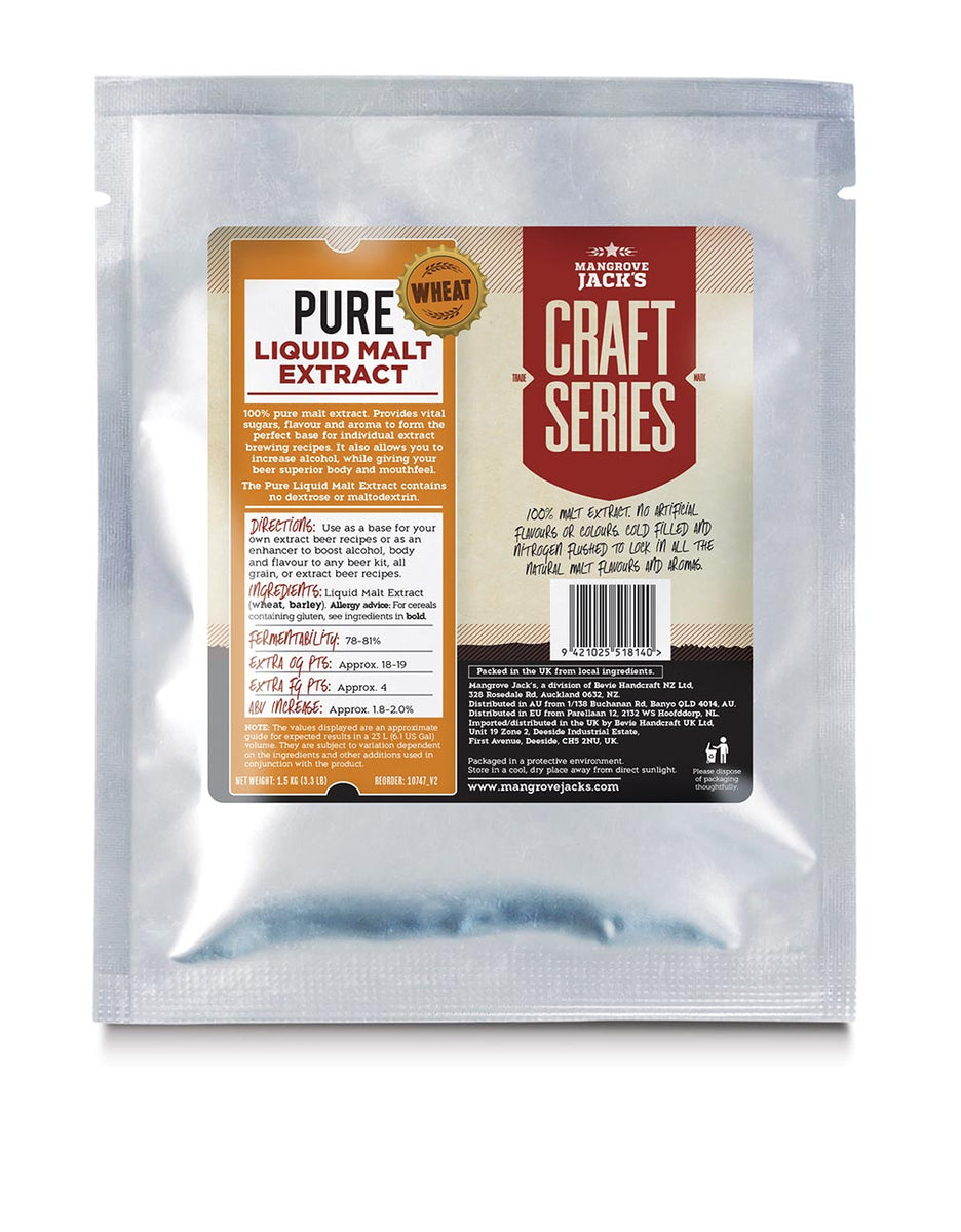 Pure Liquid Malt Extract - Wheat 1.5KG – Mangrove Jack's